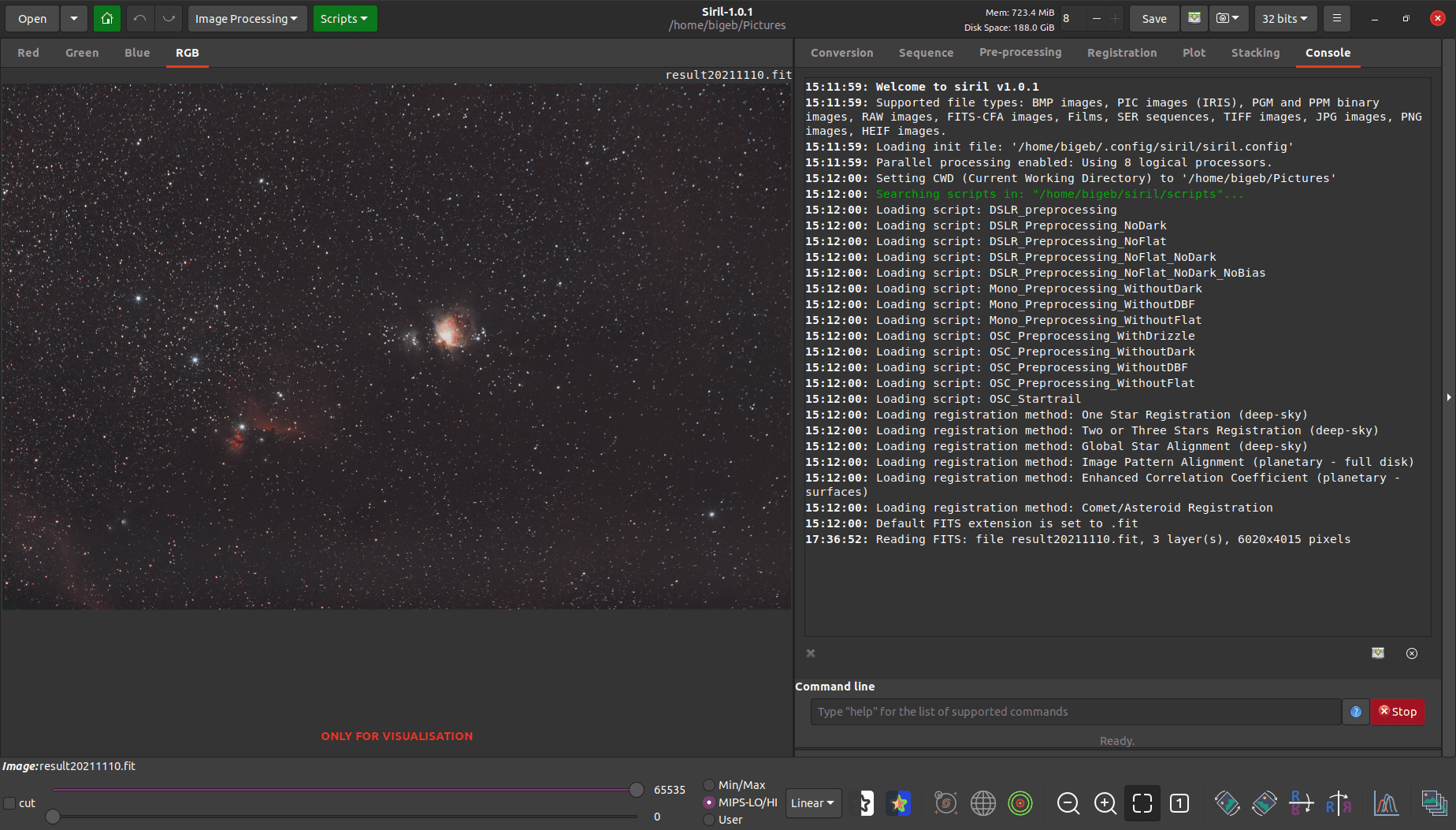Siril-Display - Astrophotography and more by AstrohuntingEd